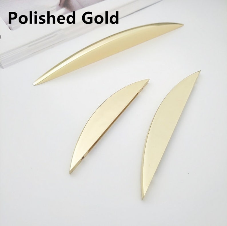 Streamline Modern Design Gold Drawer Wardrobe Pulls Black | Etsy