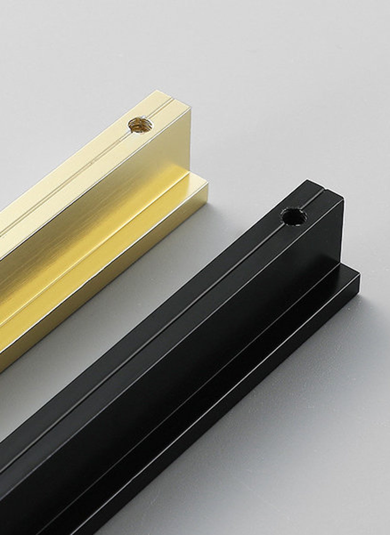 Square Handles Gold Drawer Dresser Pulls Black Kitchen Cabinet | Etsy