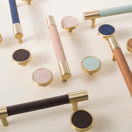 Gold Dresser Pull Knobs Drawer Knob Pulls Handles Drop Rings - Etsy