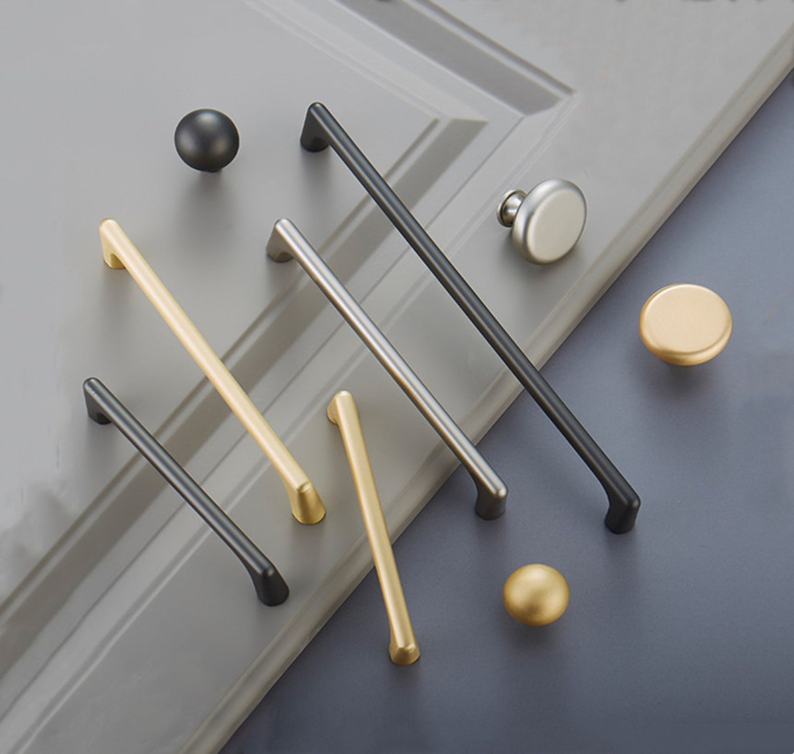Extra Long Brushed Gold Drawer Wardrobe Pulls Kitchen Cabinet - Etsy Canada
