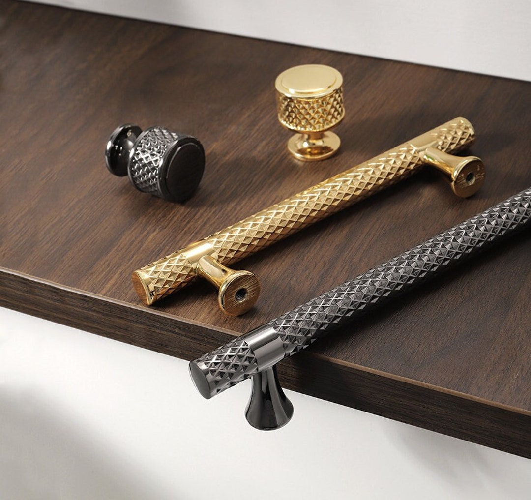 Modern Refinement Handles Gold Drawer Pulls Kitchen Cabinet - Etsy