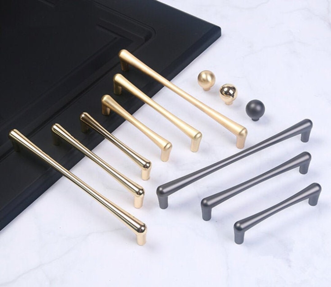 Slim Minimalist Style Heavier Closet Handle Kitchen Cabinet - Etsy
