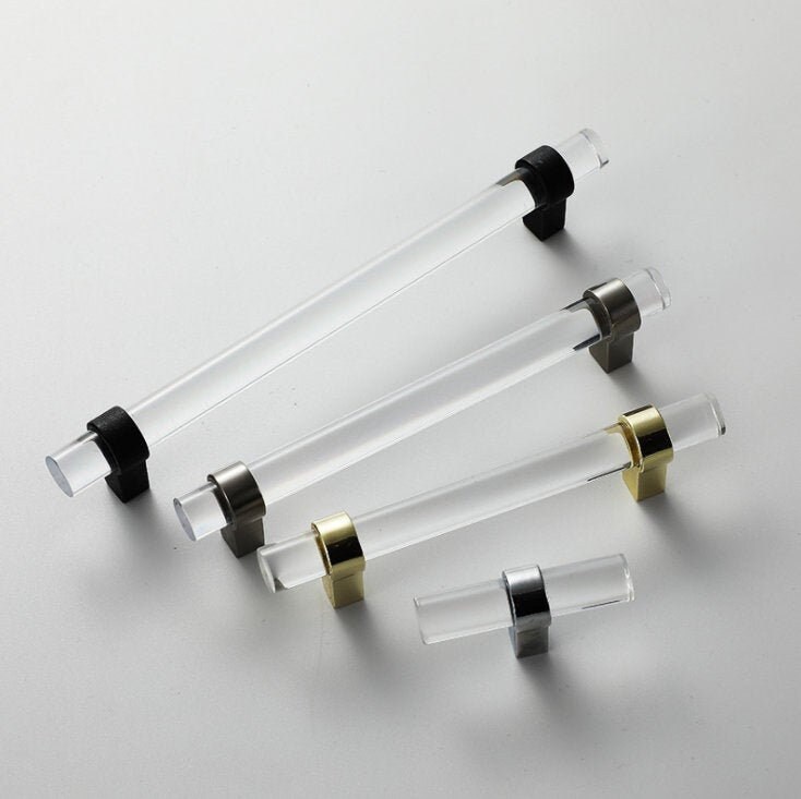Transparent Acrylic Door Handles Cabinet Wardrobe Cupboard - Etsy
