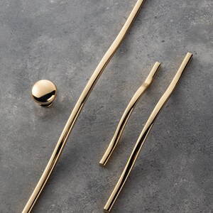 Streamline Drawer Knobs Black Cabinet Dresser Drawer Pulls - Etsy