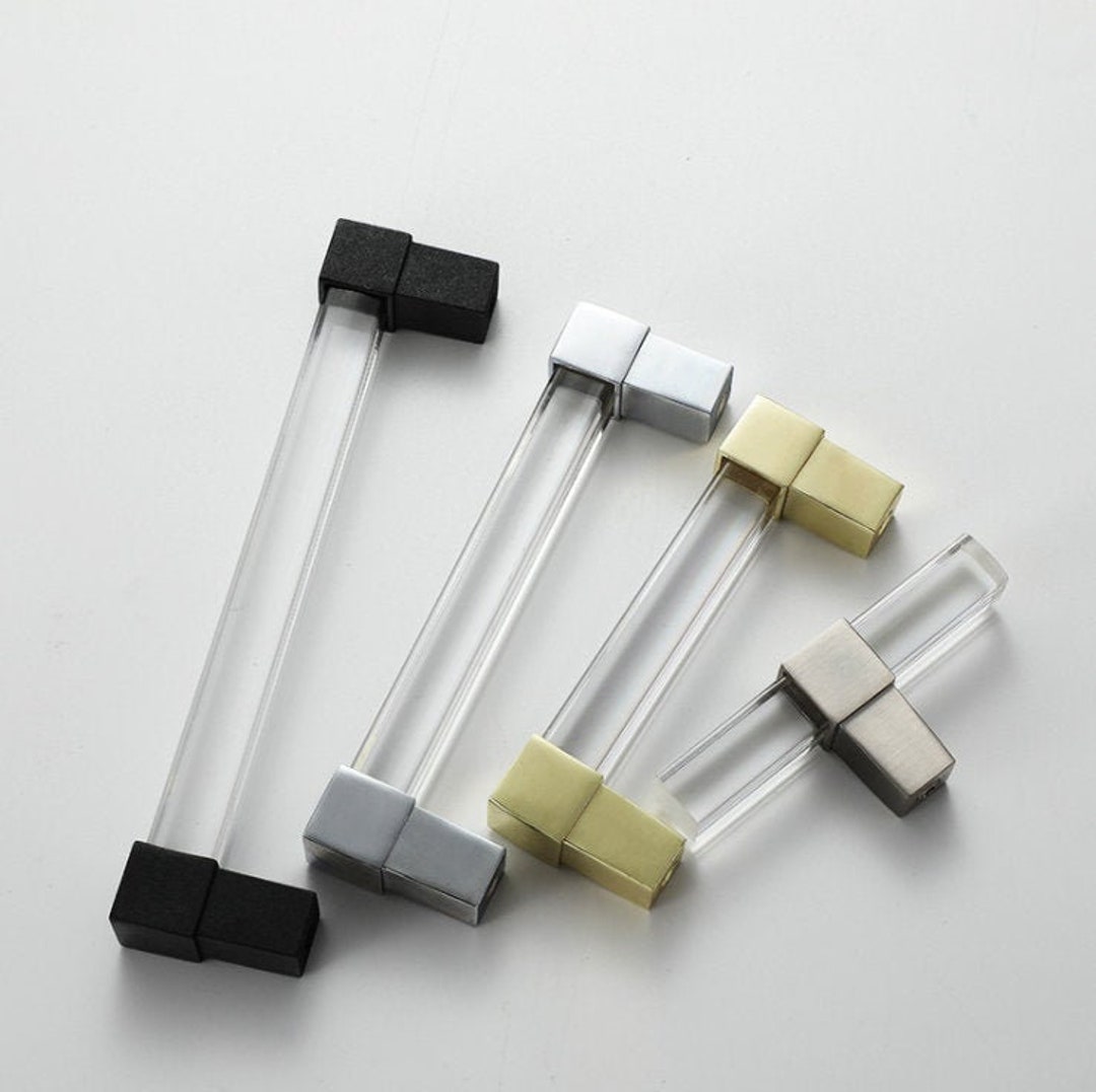 Transparent Acrylic Door Handles Cabinet Wardrobe Cupboard - Etsy