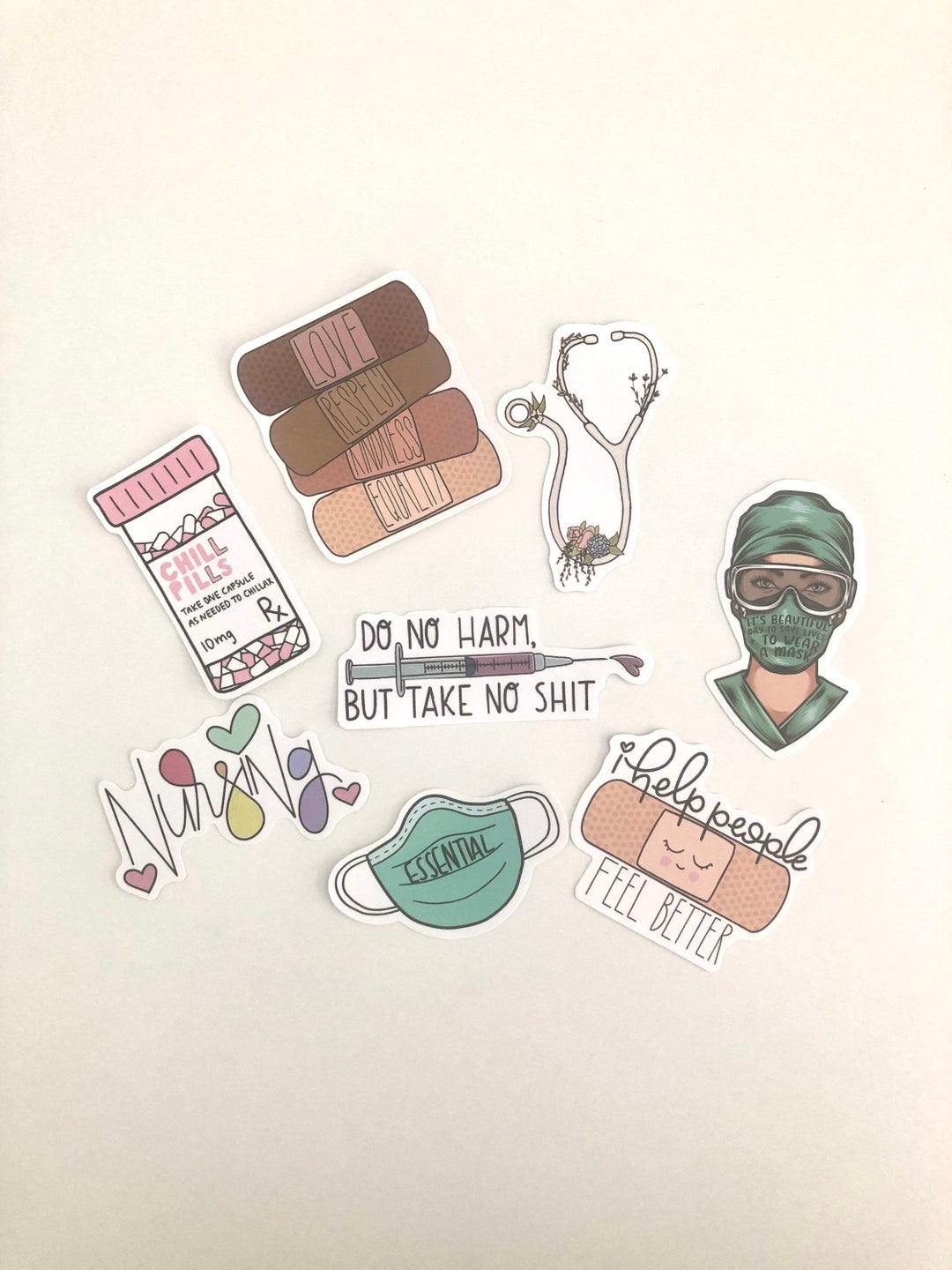 Nursing / Health Care Sticker Pack or Individuals - Etsy