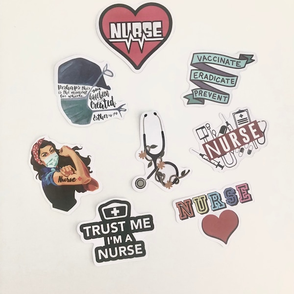 Nursing Sticker - Etsy