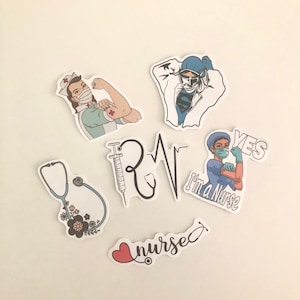 Nursing / Health Care Stickers - Etsy
