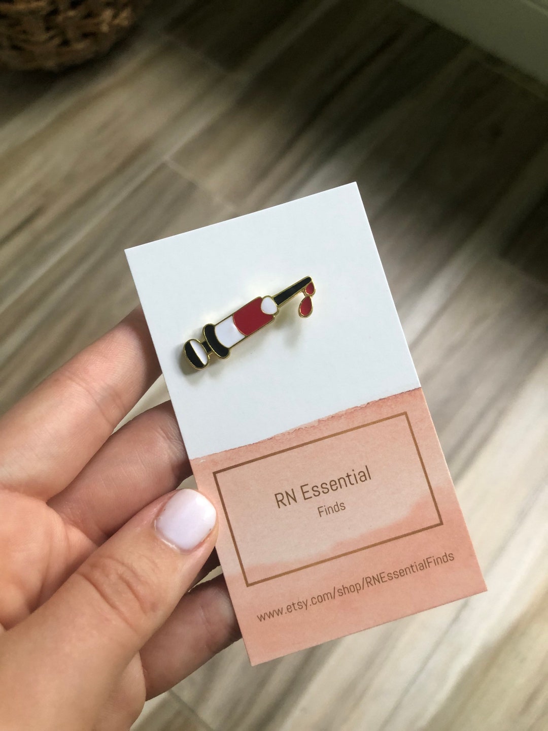 Nurse Syringe Enamel Pin. Nurse Enamel Pin, Doctor Enamel Pin, Nurse ...