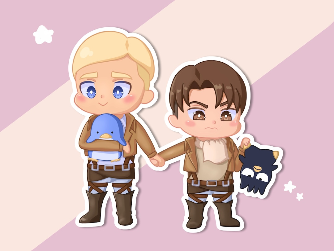 Eruri Anime Sticker BUY 2 GET 1 FREE Anime Stickers, Eruri, Titan Anime ...