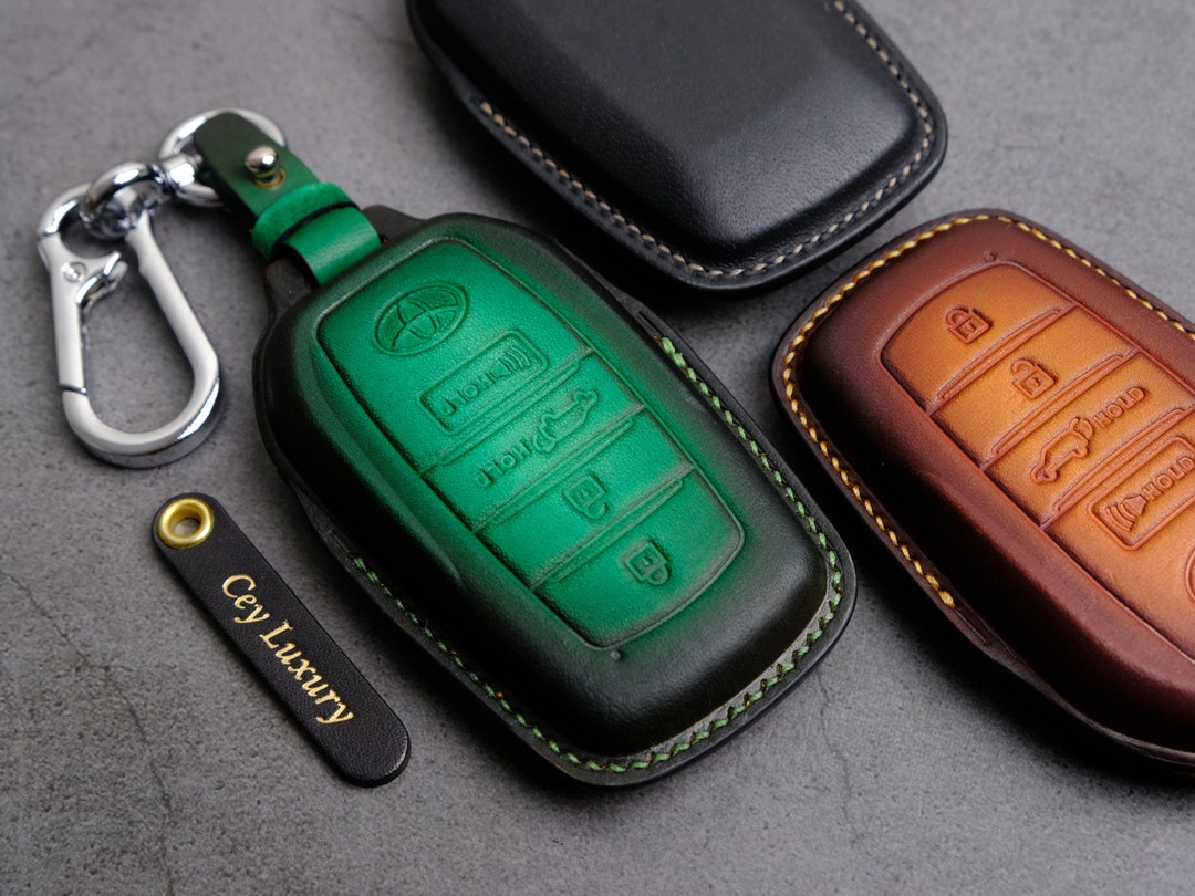 2023 2024 Toyota Sequoia Key Fob Cover - Leather Key Case for Toyota ...