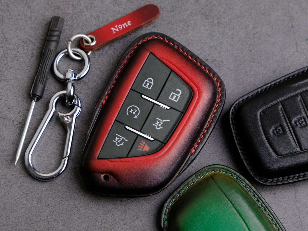 Key Fob Cover for Cadillac Lyriq SRX XT4 XT5 XT6 ... Cadillac Key Case ...