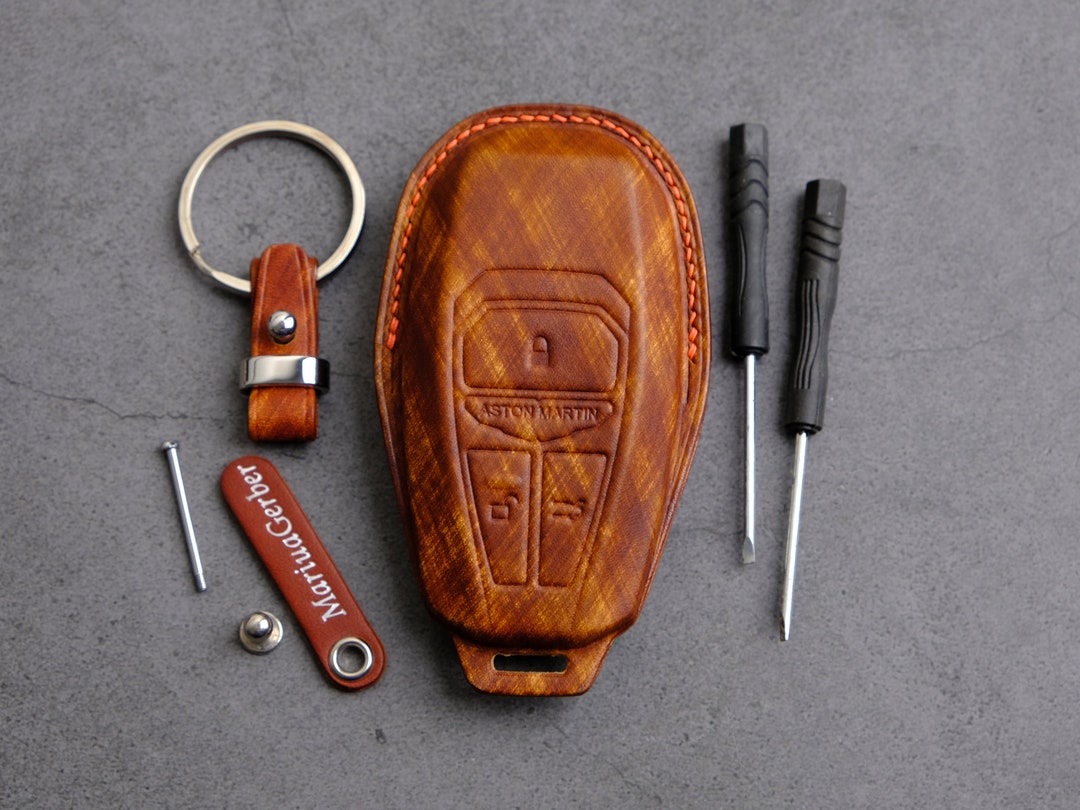 Leather Cover (wood Color) for Aston Martin DBX707 DBX DB9 DB11 Rapide ...