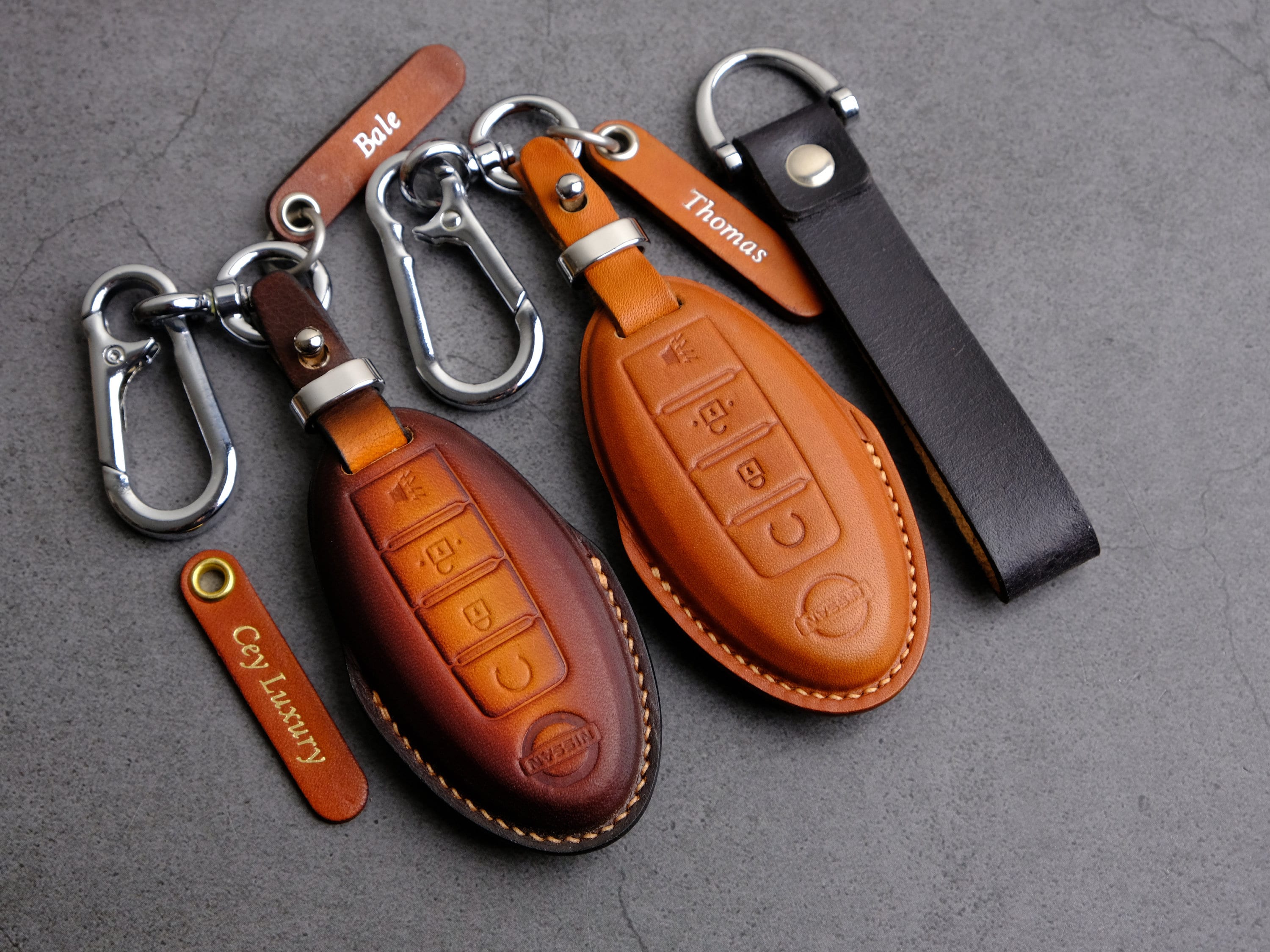Leather Cover for Nissan Frontier Key Fob, Handcraft Leather for All ...