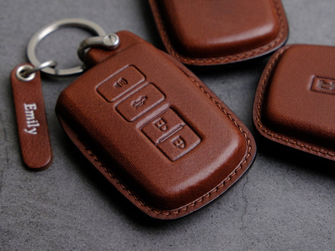 Toyota Camry Key Fob Cover, Leather Key Case for Toyota Avalon Corolla ...