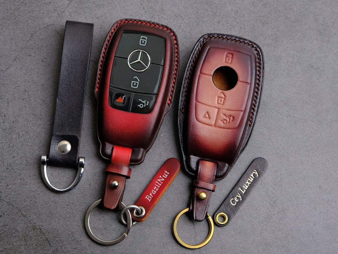 Mercedes Benz Customizable Fob Key Cover Key Fob Case C E S G-class Glk ...