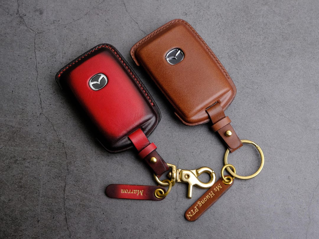 Custom Key Fob Cover for Mazda 2 3 6 MX-5 CX-3 CX-5 CX9... Handcrafted ...