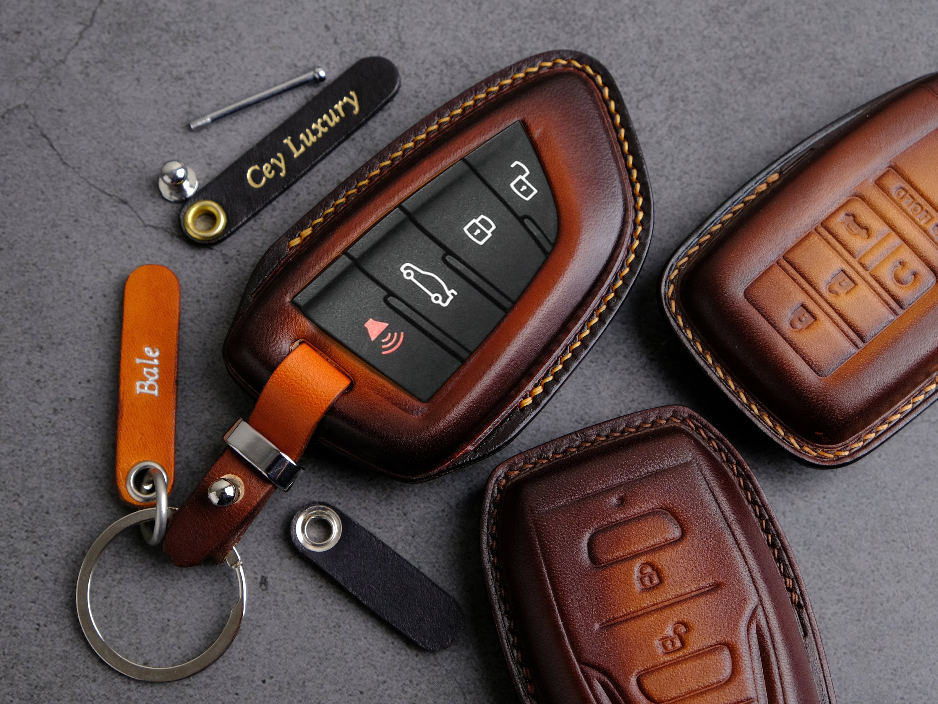 Toyota GR Supra Key Fob Cover, Leather Key Case for Keyless Entry ...