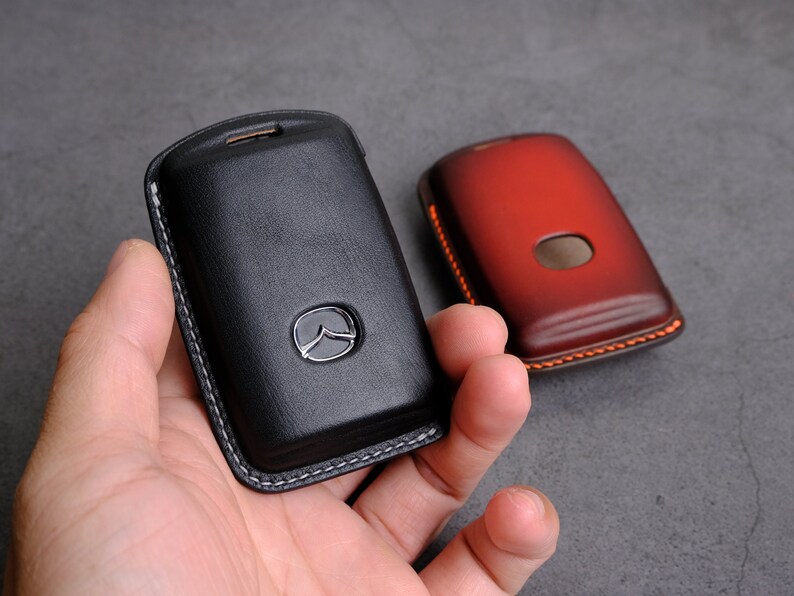 2024 2023 Mazda MX-5 Miata Key Cover - Leather Key Fob Cover for Mazda ...