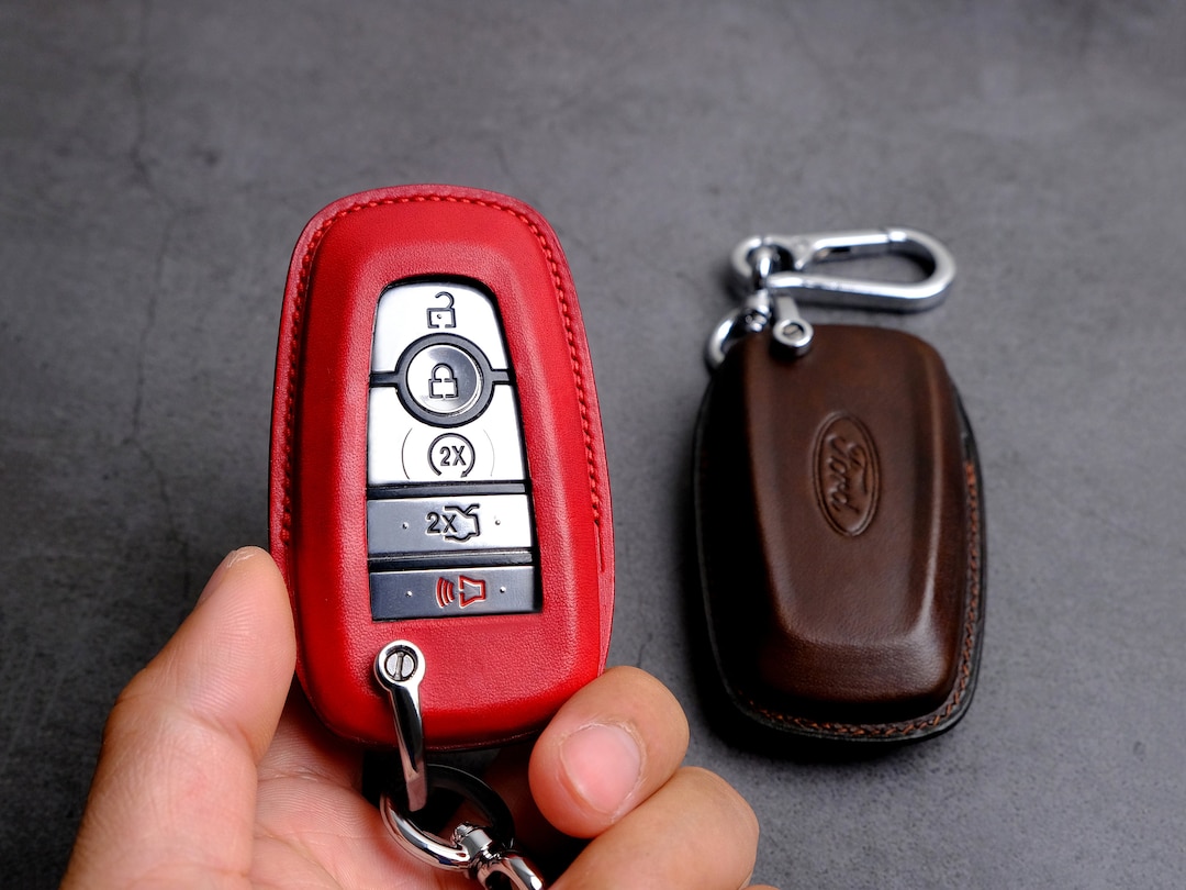 Ford Explorer Key Fob Cover, Personalized Leather Key Case for Ford ...