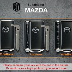 Cover for Mazda 3 6 Cx3 CX-5 CX-9 Cx-30 Cx-50 CX90 MX5 - Mazda Key Fob ...