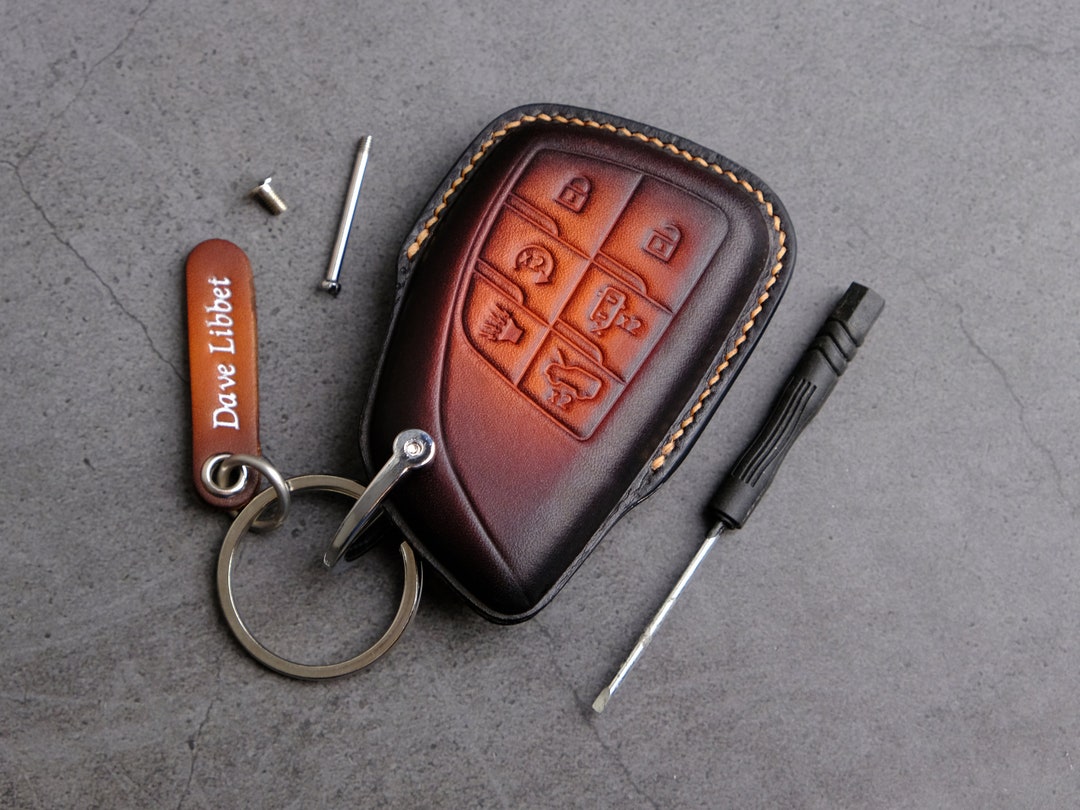 GMC Hummer EV Key Case, Leather Key Fob Cover for Hummer Ev Edition Ev2 ...