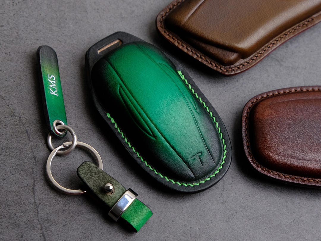 2025 2024 Tesla Key Fob Cover Model 3 S Y X - Tesla Key Case Key Chain ...