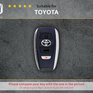 2023 2024 Toyota GR86 Key Fob Cover, Leather Key Case for Entry Remotes ...