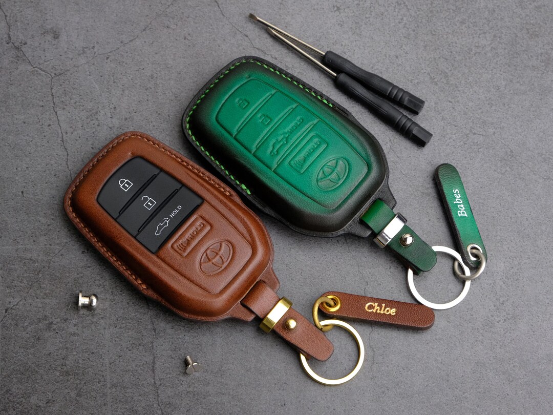 2025 2024 Toyota Tacoma Key Fob Cover, Leather Key Case for Tacoma TRD ...