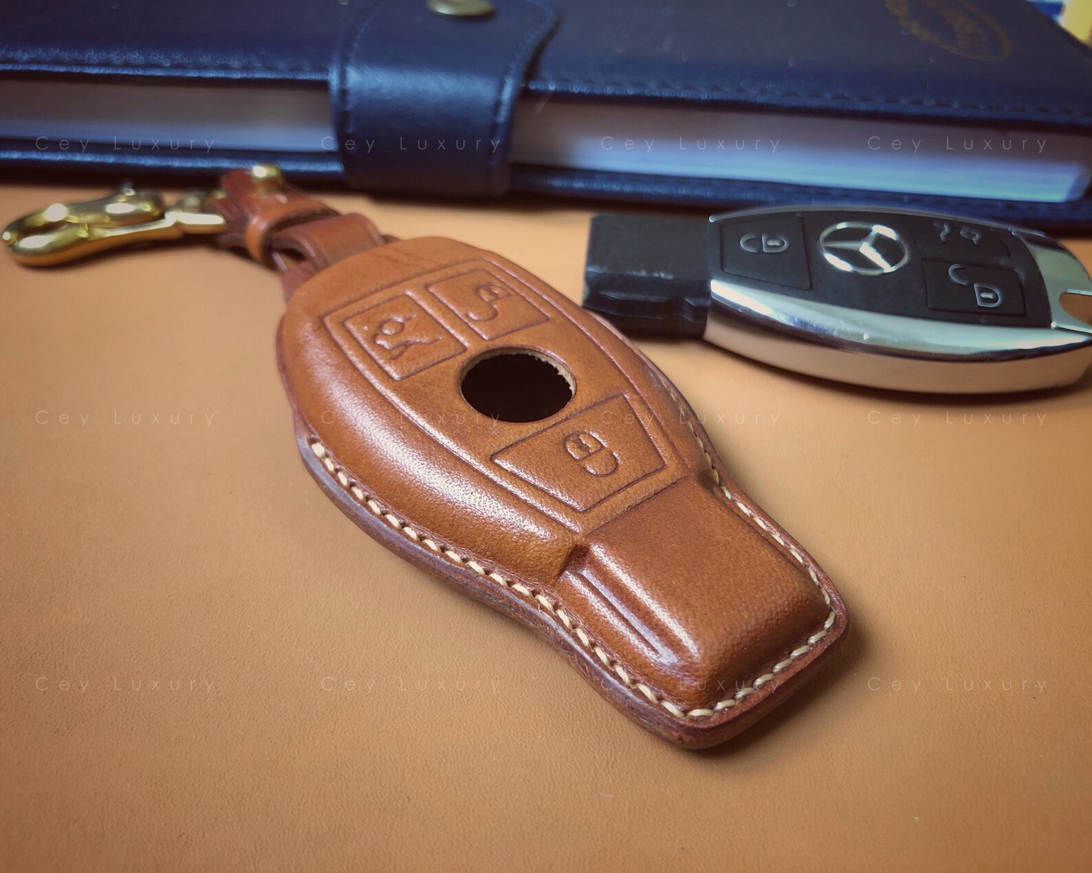 Mercedes Key Case Car Key Sleeve Leather Key Fob Cover for | Etsy