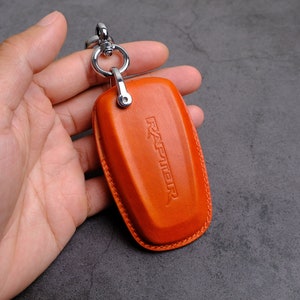 Ford Ranger Raptor XL XLT LARIAT Key Fob Cover Leather Key Case for ...