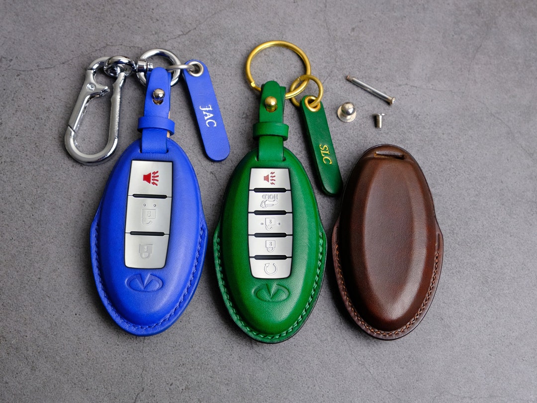 Infiniti QX50 Key Fob Cover, Personalized Leather Key Case for Infiniti ...
