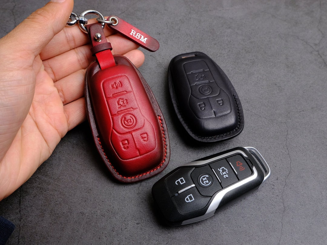 Ford F150 Key Fob Cover, Ford Accessories, Leather Key Case for Ford F ...