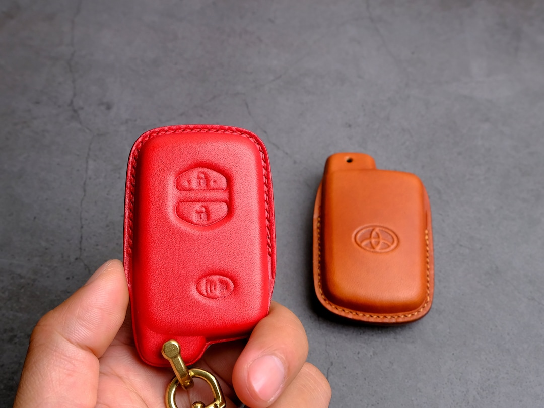 Toyota Key Fob Cover - Leather Key Case for Toyota 4runner/ Highlander ...