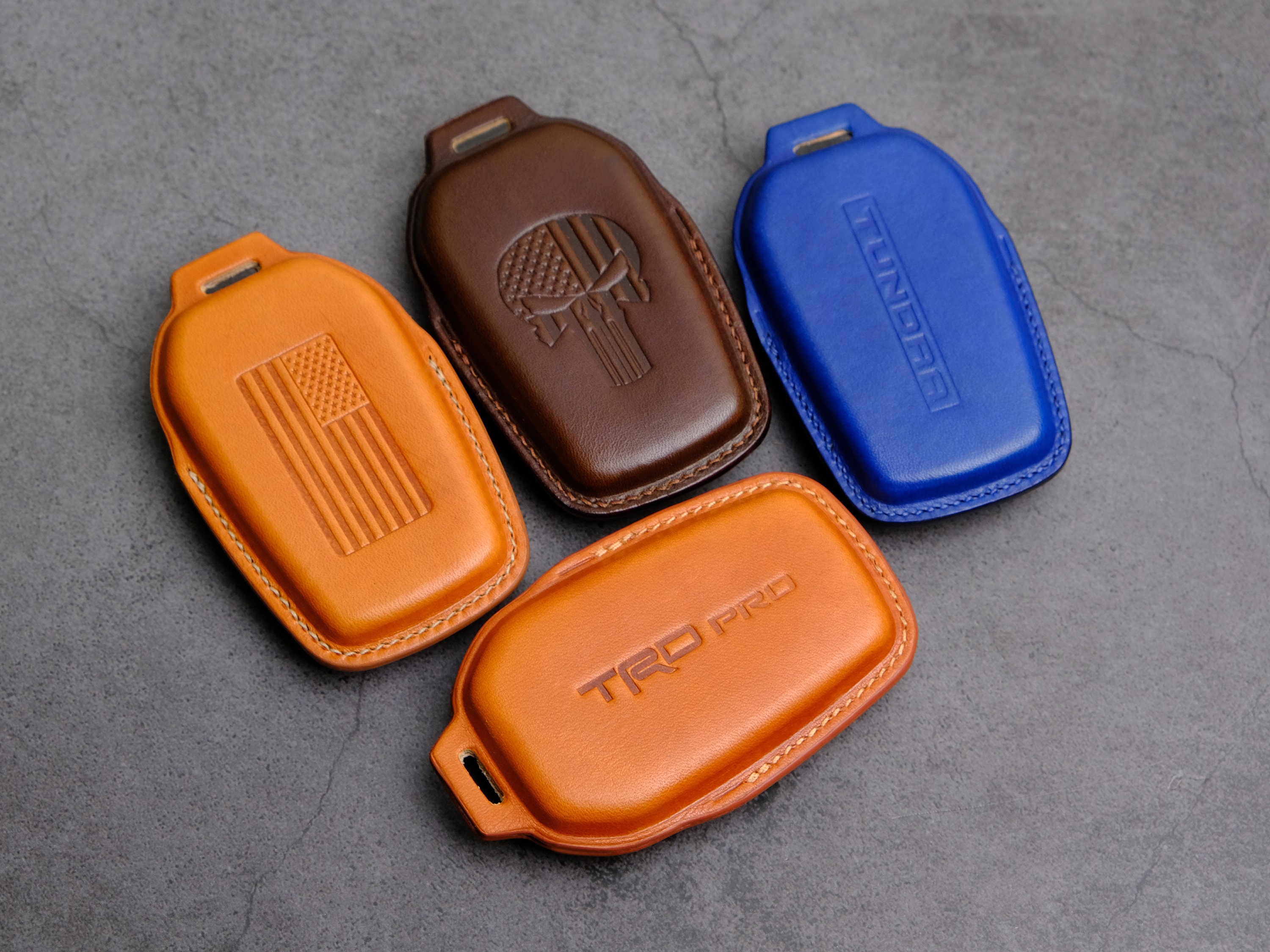 2024 Toyota Tundra Key Case - Leather Cover for Toyota Tundra SR SR5 ...