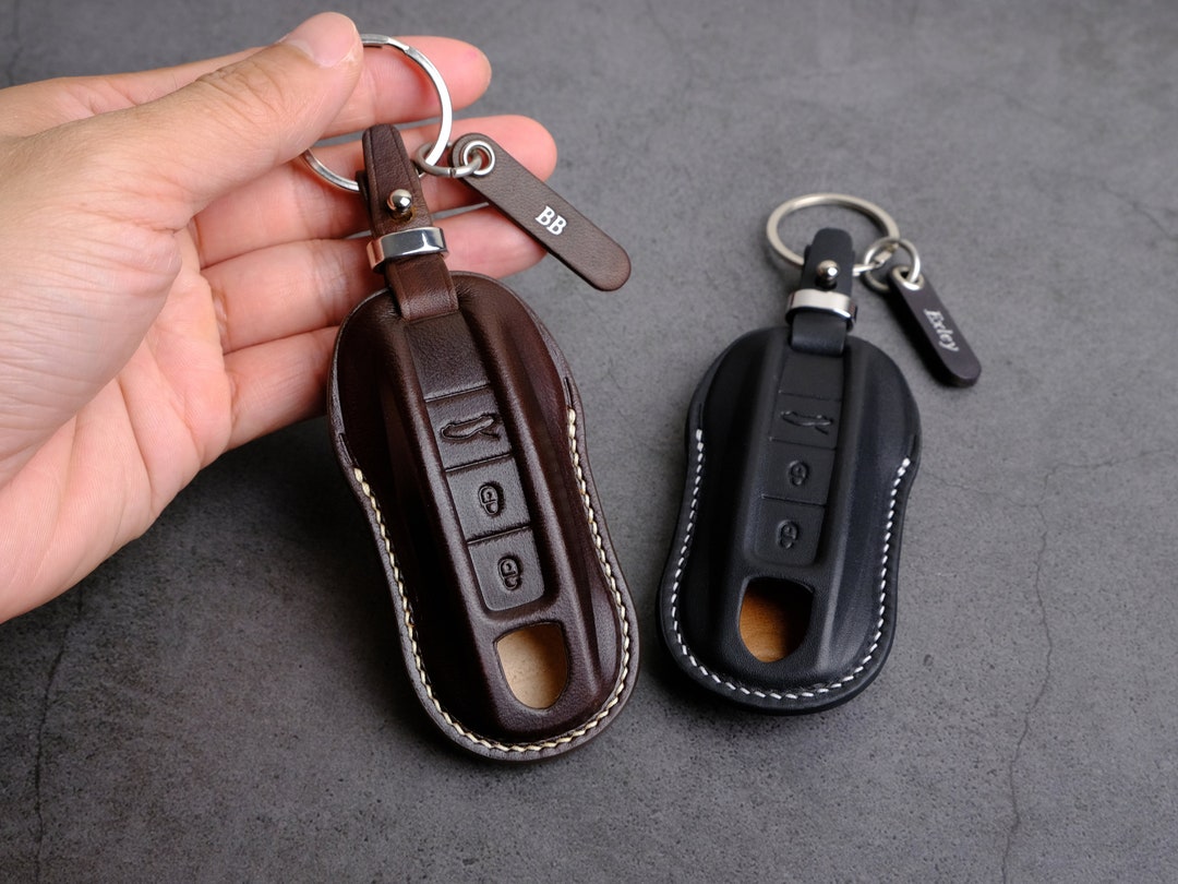 Handcrafted Leather Key Case for Entry Remote 718 911 Taycan Panamera ...