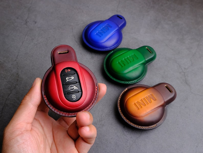 2024 Mini John Cooper Works JCW Key Cover - Leather Key Case for Mini ...