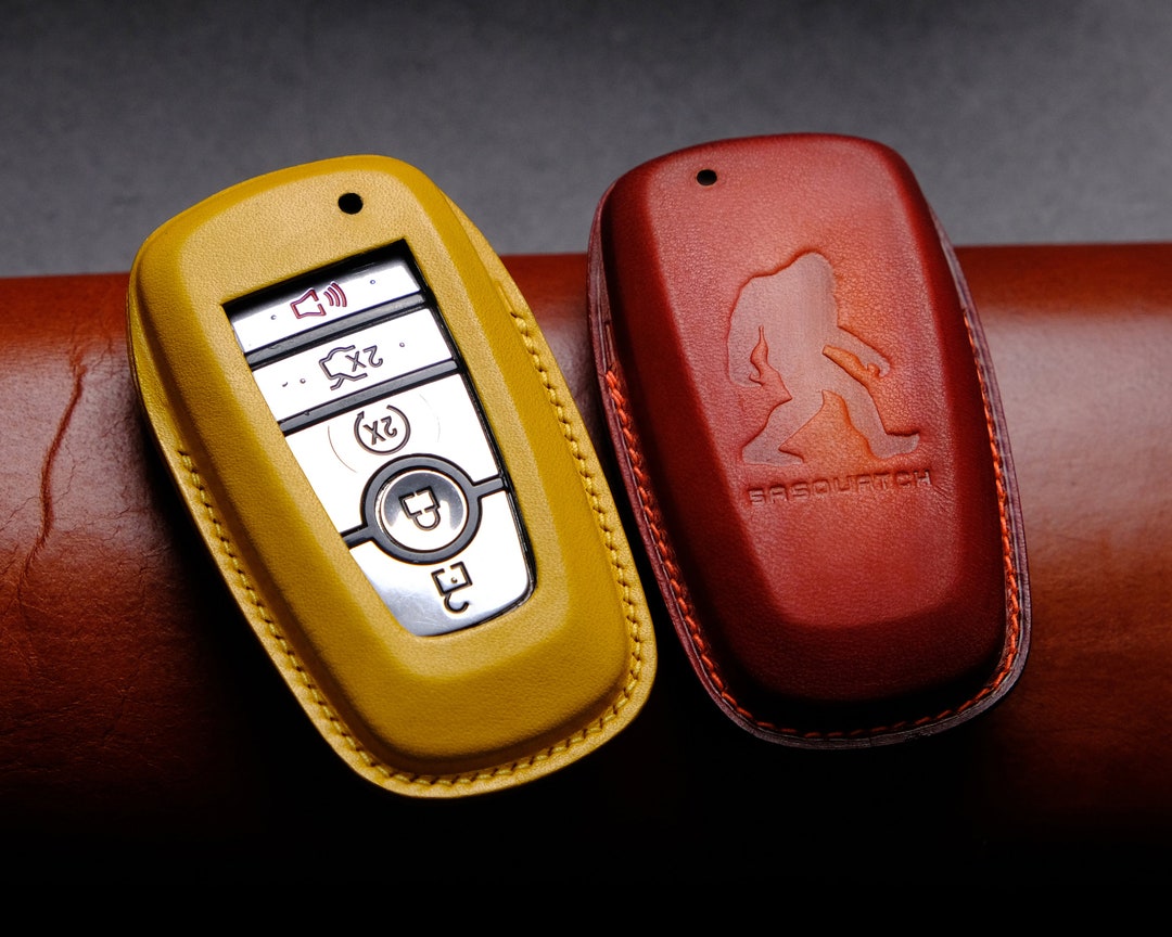 Leather Cover for 2023 2022 2021 Ford Bronco Sport Key Fob Cover Bronco ...