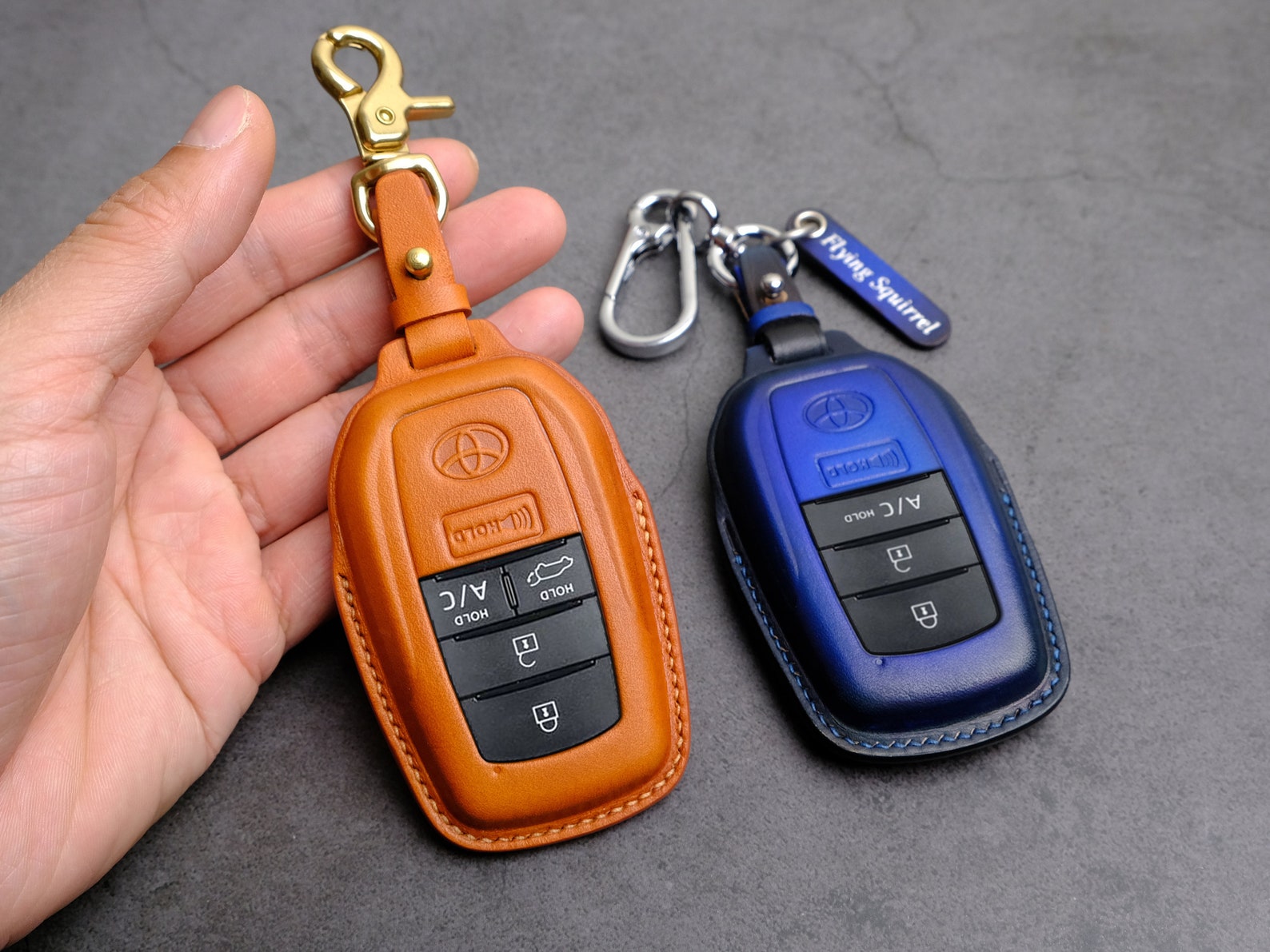 2023 2024 Toyota Bz4x Key Fob Cover ... Toyota Bz4x Key Case Key Chain ...