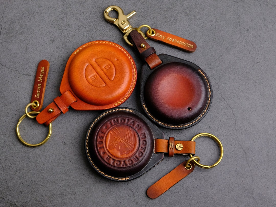 Customized Indian Motorcycle Key Case, Personalized Key Fob Cover for ...