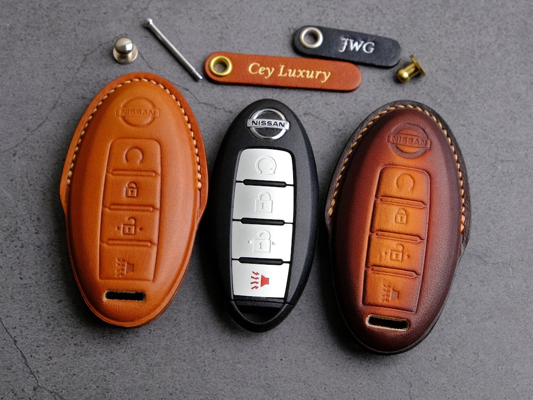 Leather Cover for Nissan Frontier Key Fob, Handcraft Leather for All ...