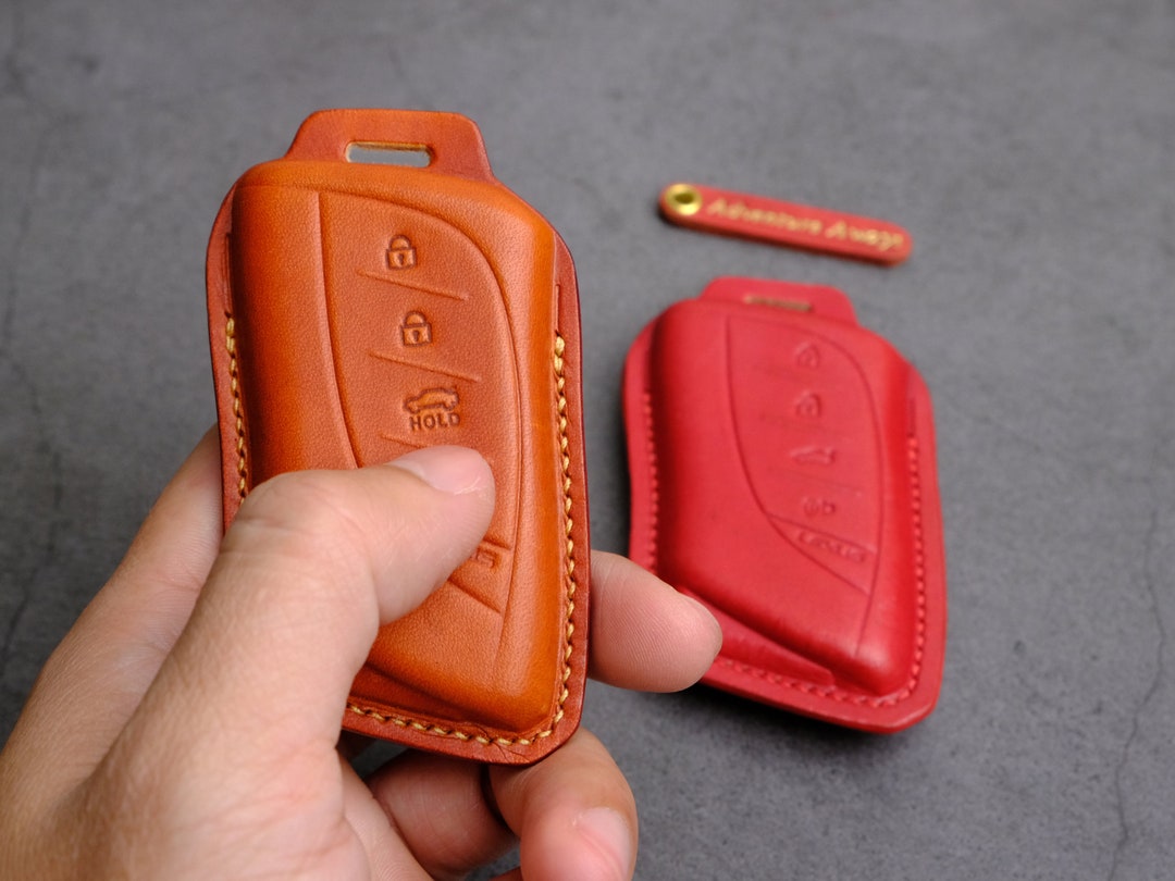2018-2024 Lexus Leather Key Fob Cover NX, GS, RX, Es, Gx, LX570, LS600 ...