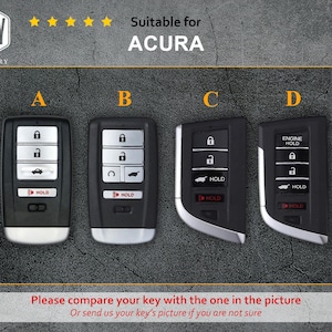 Acura MDX Key Fob Cover, Handcraft Leather for Acura MDX RDX Tlx Ilx ...