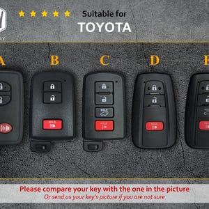 2025 2024 Toyota 4runner Key Fob Cover, Leather Key Case for 4runner ...