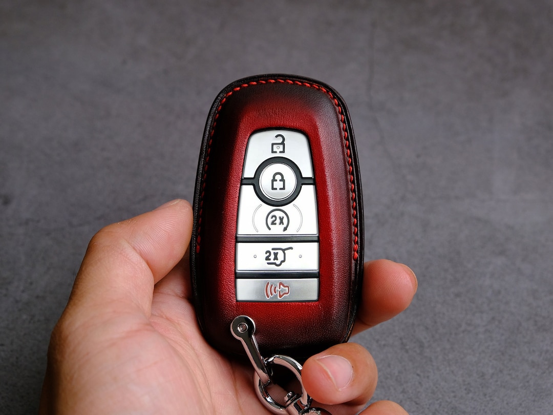 2023 Lincoln Aviator Key Fob Cover, Handcraft Leather Key Case for ...