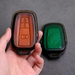 2025 2024 Toyota 4runner Key Fob Cover, Leather Key Case for 4runner ...