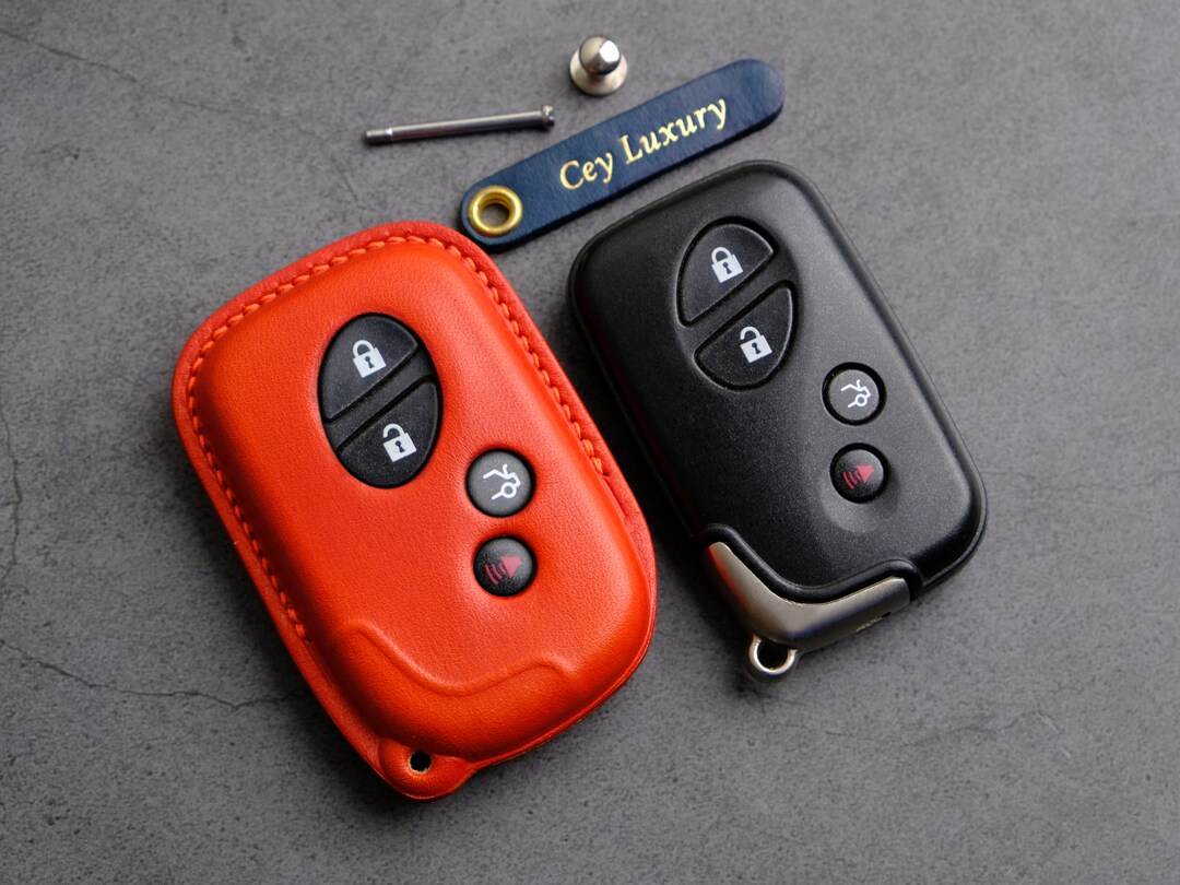 Cover Lexus IS350 Key Fob, Handcraft Leather Key Fob Cover for Lexus ES ...