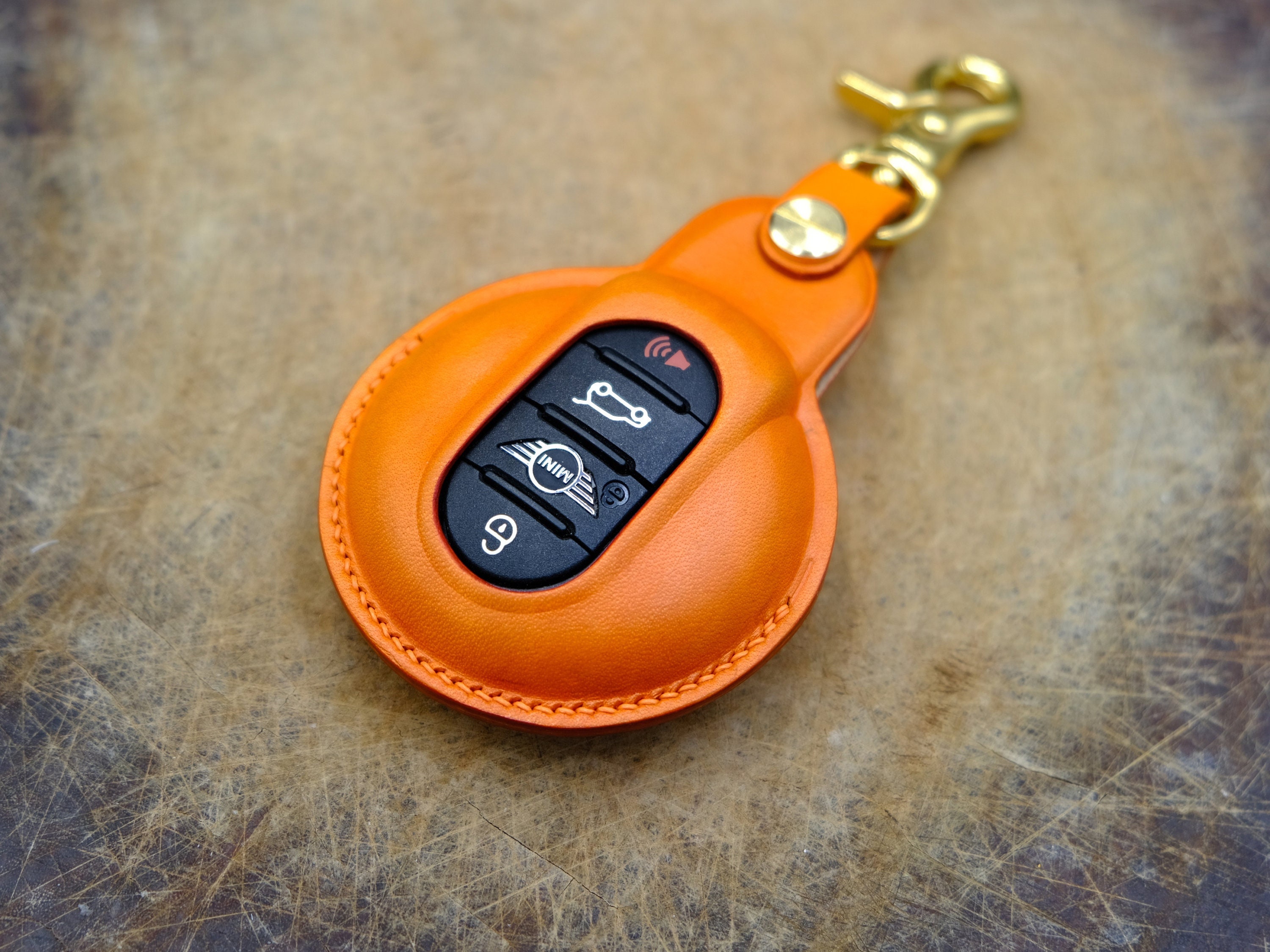 Mini Cooper Key Case Handcrated Leather Key Fob Cover for - Etsy