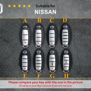Nissan Kicks Key Cover, Key Case Fit for Nissan Altima Murano Rogue ...