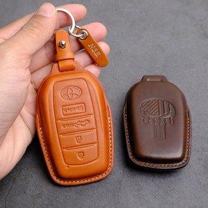 2024 Toyota Tundra Key Case - Leather Cover for Toyota Tundra SR SR5 ...